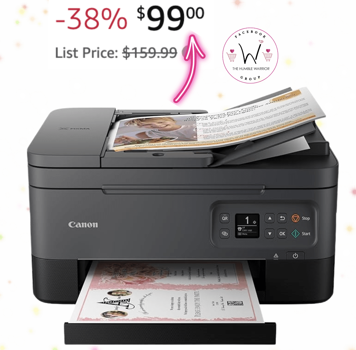 Canon PIXMA TR7020a All-in-One Wireless Color Inkjet Printer! - Home of The Humble Warrior
